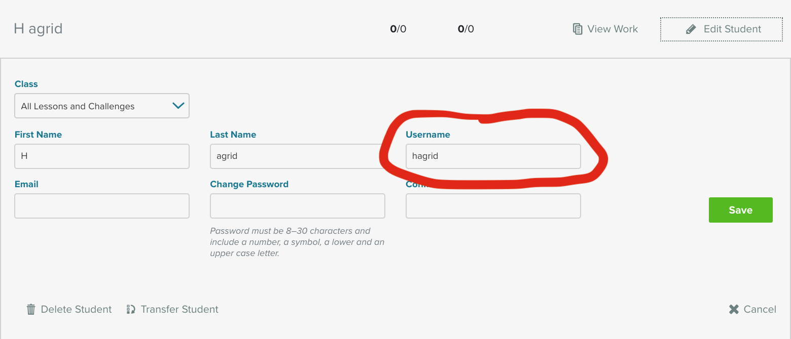 Locating student usernames – Checkology Help