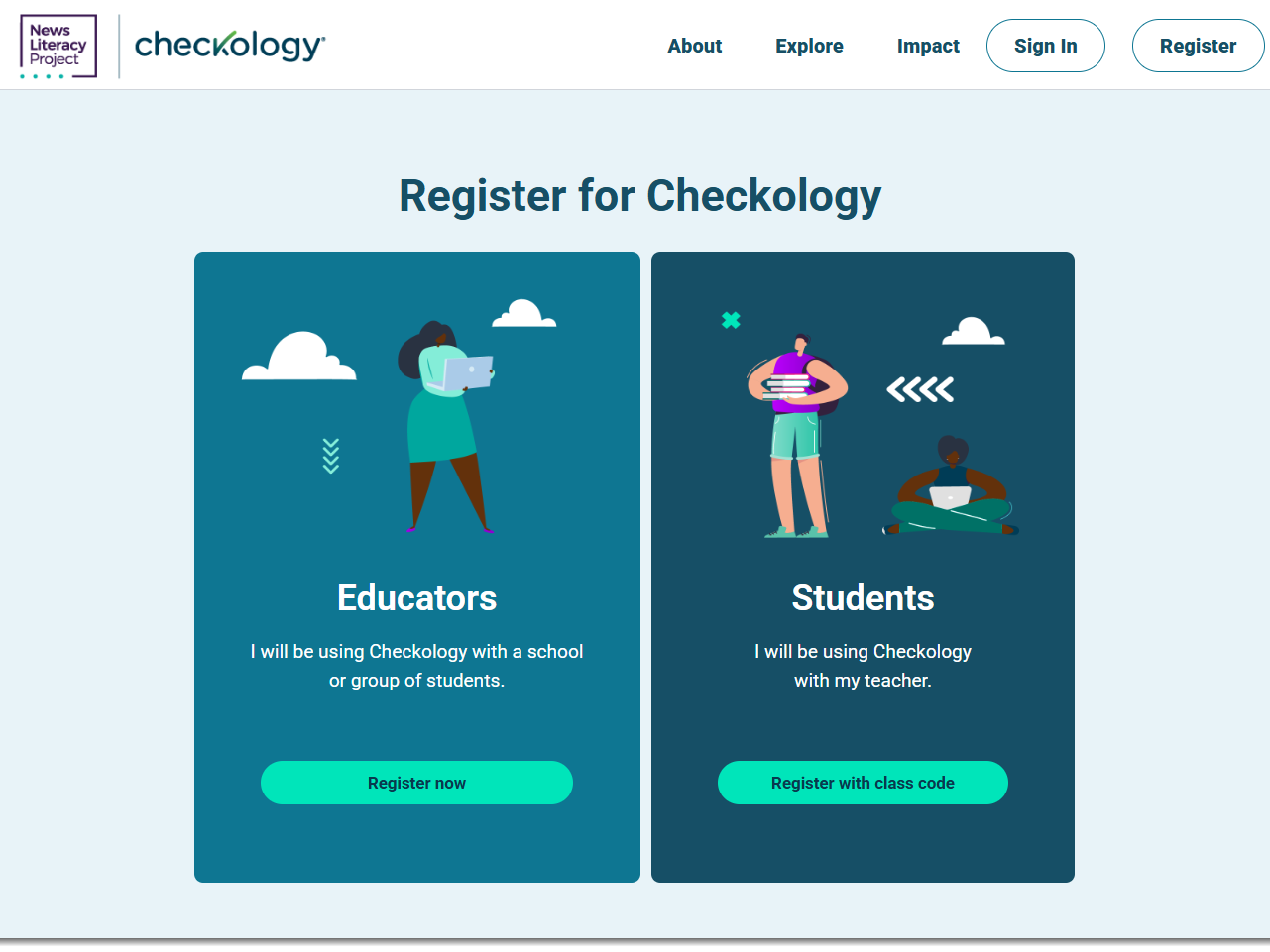 Getting started with Checkology (for educators) – Checkology Help